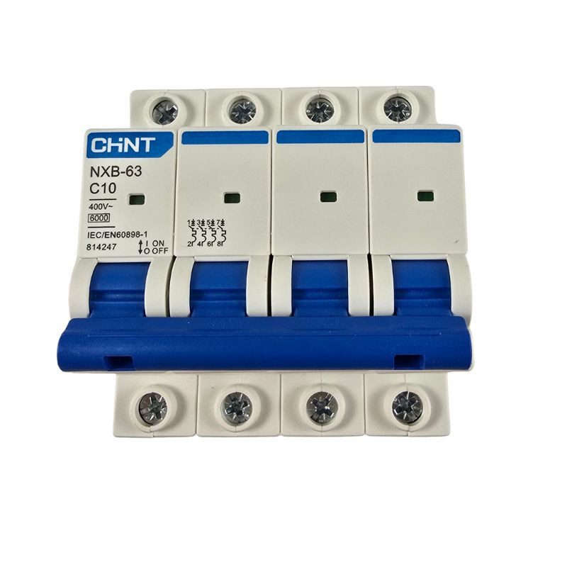 Automático magnetotérmico trifásico 4P Curva C NXB-63 6KA de Chint | Electro JJ San Juan ...