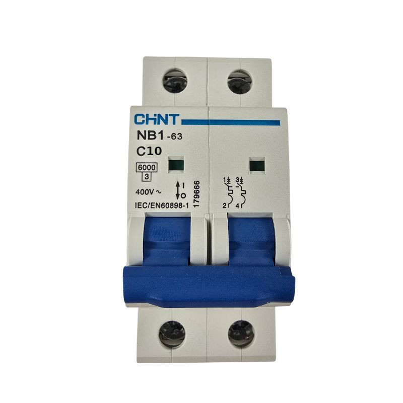 Automático magnetotérmico monofásico 2P NB1 Curva C 6KA de Chint | Electro JJ San Juan AMPERIOS ...